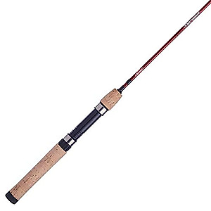 Berkley 5’6” Cherrywood HD Spinning Rod, Spinning Rod, 2-6lb Line Rating, Light Rod Power, Fast Action, 1/16-1/4 oz. Lure Rating, Red