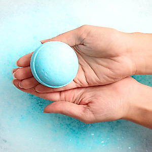 Spa-Da Kids Bath Bombs 8 Pack, Clean Gentle Safe Ingredients Free from Parabens & Harmful Chemicals, No Staining Skin or Tub, Make Bath Time Fun for Kids, Woman Owned Business Made for Moms