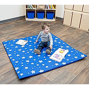 Children's Factory Starry Night Activity Mat, Foam Floor Play Mats for Kids/Infants, Baby Girl/Boy Play Mat for Playroom/Daycare/Preschool/Homeschool