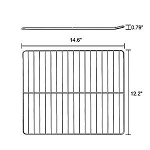 Cooking Grate Replacement for Masterbuilt Electric Smoker Racks 30 Inch, 14.6" x 12.2" 3 Pack Stainless Steel Grids Masterbuilt Smoker grates Replacement
