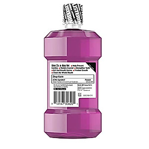 Listerine Total Care Anticavity Fluoride Mouthwash, 6 Benefit Oral Rinse Kills 99% of Bad Breath Germs, Prevents Cavities, Strengthens Enamel, ADA-Accepted, Fresh Mint, 8.5 Fl. Oz (250 mL)