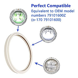 79101600Z Light Lens Gasket Fits for Pentair - 8 3/8" Pool Light Gasket Works with IntelliBrite Lights,AmeriLite Lights,SAM AmerLite Lights in Pools & Spas