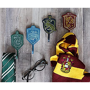 Harry Potter Hogwarts Houses Wall Hooks Storage Rack | Set of 4