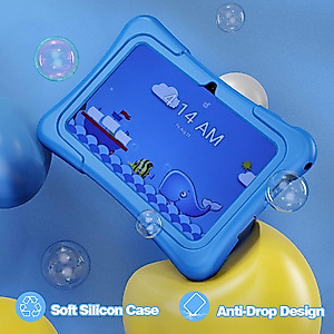 MAVIS LAVEN 7 Inch Kids Tablet Childproof Case Quad Core Kids Tablet with Parental Control for Android 11 for Learning (US Plug)