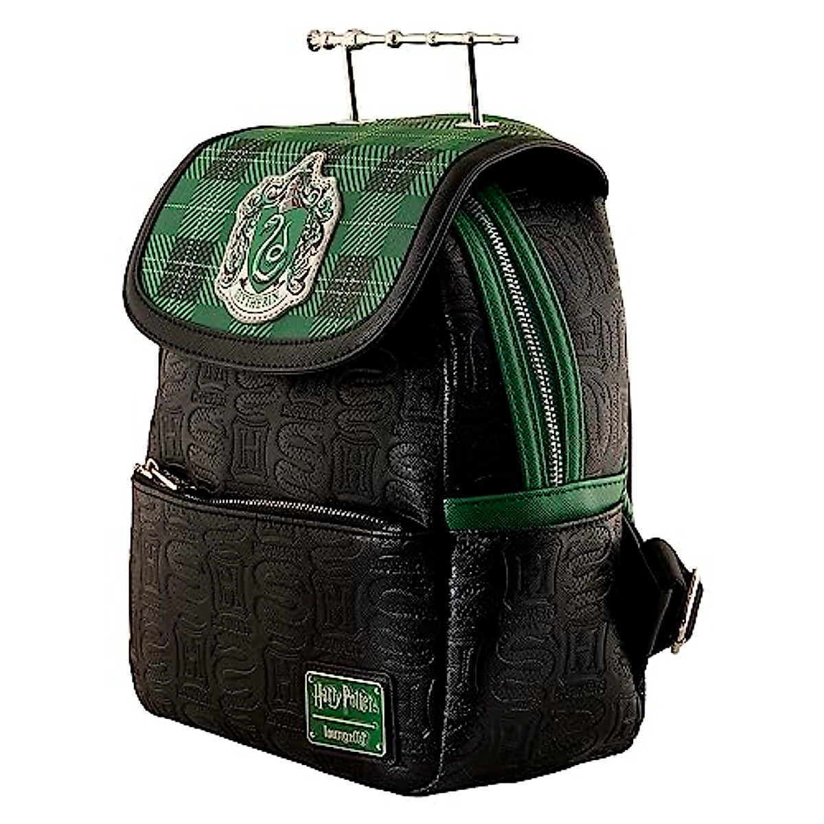 Loungefly Harry Potter 'Choose Your House' Collection: Slytherin House MIni-Backpack, Amazon Exclusive