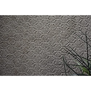 Furnish my Place Abstract Contemporary Geometrical Honeycomb Textured Modern Plush Two Tone High Low Pattern Rug, Round Rug, Pet-Friendly Carpet, Abstract Rug, Made in USA - Valid Brown, 2' Round