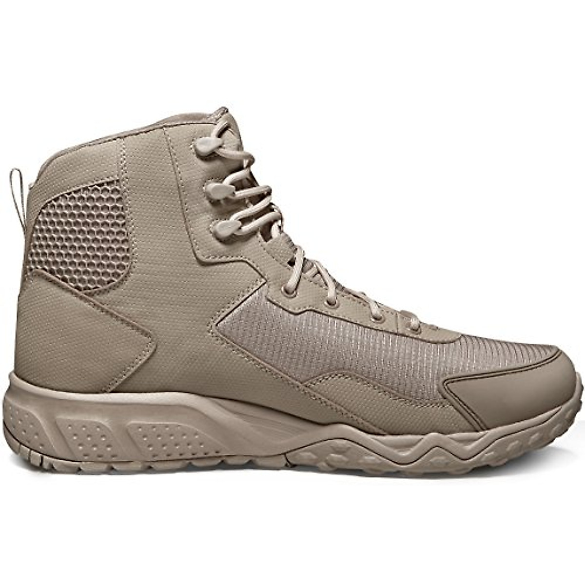 CQR Men's Military Tactical Boots, Lightweight 6 Inches Combat Boots, Durable EDC Outdoor Work Boots, No Zip Desert Sand, 13