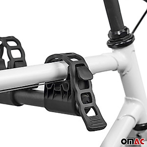 OMAC 3 Bike Rack Carrier Hitch Mount for BMW X1 E84 2010-2015 Stainless Steel Black
