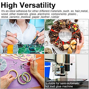 100 g Granule Pellet Granule Bead Hot Fusion Extensions Tool Hot Keratin Glue Tips for Hair Extension Nail Design (Clear)