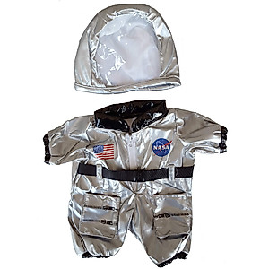 Astronaut Costume Outfit Teddy Bear Clothes Fits Most 14" - 18" Build-a-bear and Make Your Own Stuffed Animals