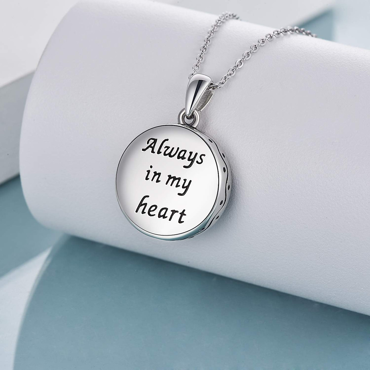 ONEFINITY Tree of Life Urn Necklaces for Ashes Sterling Silver Abalone Shell Tree of Life Cremation Jewelry for Ashes Memory Jewelry for Women Men