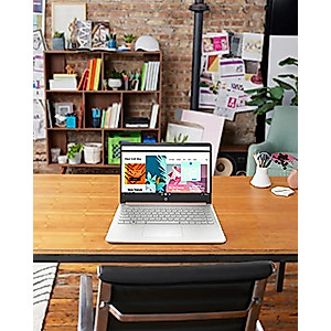 HP 14 Laptop, Intel Celeron N4020, 4 GB RAM, 64 GB Storage, 14-inch HD Touchscreen, Windows 10 Home, Thin & Portable, 4K Graphics, One Year of Microsoft 365 (14-dq0070nr, 2021, Pale Rose Gold)
