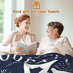 BLOOM SOMEWHERE to My Godfather from Godchild Christian Gifts for Godfather Proposal Gift for Easter Day Thanksgiving Day ChristmasBed Flannel Fleece Plush Blankets,50x60in