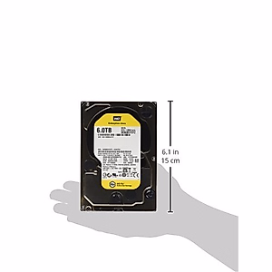 WD 6TB 3.5" Re 7200 RPM SATA III 128 MB Cache Bulk/OEM Enterprise Hard Drive (WD6001FSYZ)