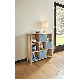 ClosetMaid 16056 Premium Adjustable 9-Cube Organizer, Weathered Oak