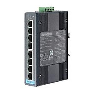 Advantech EKI-2728, 8-Port Industrial Unmanaged GbE Switch
