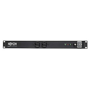 Tripp Lite 12-Outlet Rackmount PDU Isobar Surge Protector Power Strip, 20A, 3840 Joules, 15ft Cord with 5-20P Plug, 1U Rack-Mount, Lifetime Manufacturer's Warranty & $25,000 Insurance (IBAR12-20ULTRA)