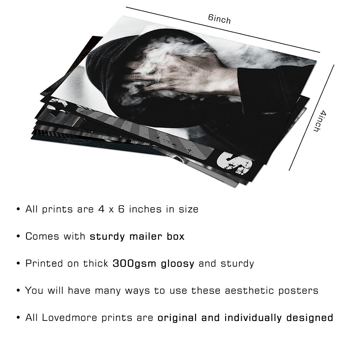 Photo Collage Kit Gloomy for Wall, 100 Pictures Black and White Aesthetic Posters for Wall Decor | Dark Academia Retro Decor for Bar