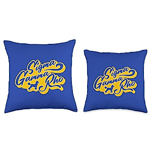 Sigma Gamma Rho Sorority Throw Pillow