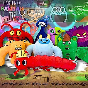 Garten of Ban Ban Plush 8 Pack - Season 4 Premium 13" Largest Size Garden of BanBan Plushies Toys - New Soft Monster Horror Stuffed Figure Doll for Chapter 4 Game Fans, Kids, Gifts