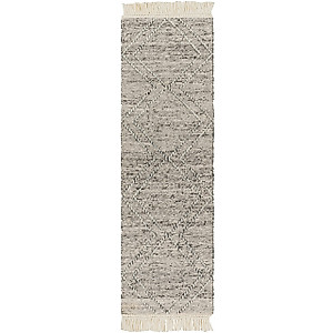 Hauteloom Malilipot Wool Living Room, Bedroom Area Rug - Gray, Beige - 8' x 10'