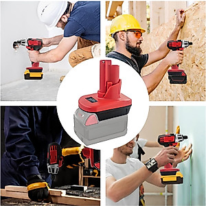 URUN 【Upgraded】 Set of 1 Battery Adapter for Milwaukee M18 to M12, for Dewalt 20V Battery Adapter Converter to Milwaukee 12V Power Tools