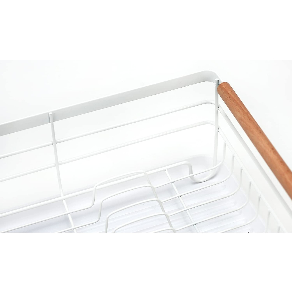 Dish Drying Rack, Space-Saving Kitchen Dish Rack, Rustproof Dish Racks for Kitchen Counter with Cutlery Holder, Drying Rack for Dishes, Knives, Spoons, and Forks