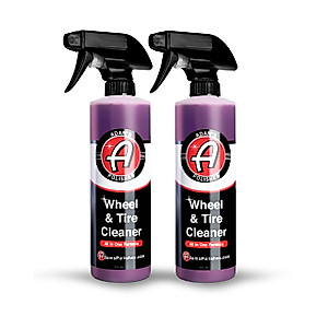 Adam's Polishes Wheel & Tire Cleaner 16oz - Professional All in One Tire & Wheel Cleaner Car Wash Well Cleaning Spray for Car Detailing | Safe On Most Rim Finishes - Pack of 2