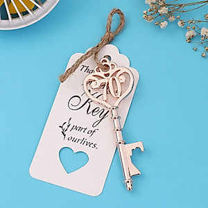 24 Pack 70th Key Bottle Opener for 70th Birthday Party Favors 70 Key Beer Bottle Opener Favors Anniversaries Souvenirs Gifts Decoration (24, 70)