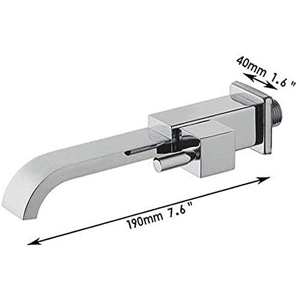 RONPOTY Faucet Kitchen Tap Faucet Wall Mounting Polished Chrome 97088 Handshower Bathroom Basin Bathtub Faucet Torneira Sink Brass Mop Faucet Taps