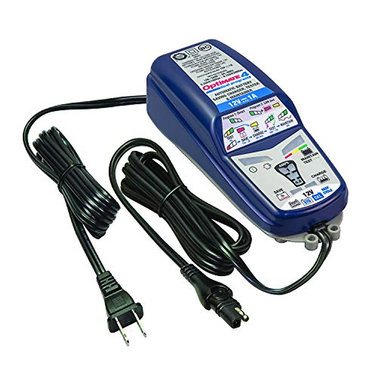 OptiMATE 4 CAN-bus edition, TM-351 8/9-step 12V 1A battery Saving charger-tester-maintainer