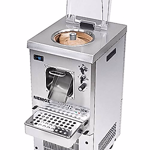NEMOX 38151 12K Gelato-Ice Cream Machine, 17 Quart Bowl Capacity, Stainless Steel Brushed Finish