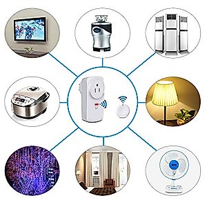 Garbage Disposal Wireless Switch Kit,Remote Control Outlet Wireless Switch for Household Appliances, Compatible with Garbage Disposal Under 2HP