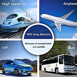 KFBVDR Inflatable Airplane Baby Travel Bed,Plane Bed for Toddler Travel,Seat Belt and Carry Bag Included,Baby Travel Most Airplane Economy Seats(37.4"X18.9"X4.7", Dark Gray)