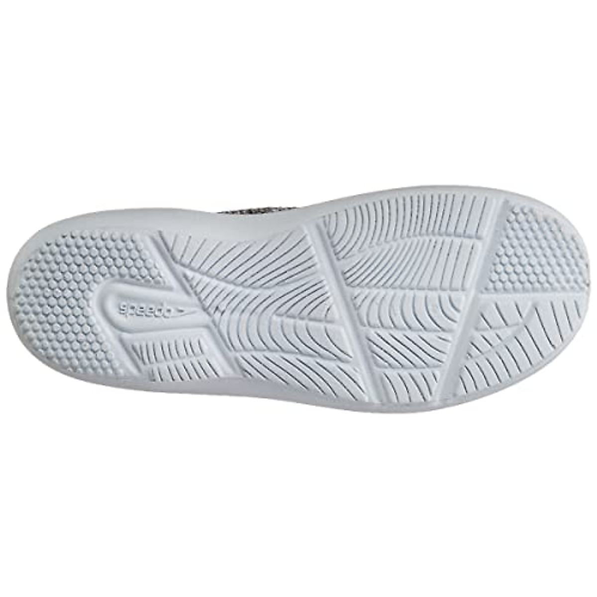Speedo Women's Water Shoe Surfknit Pro, White/Grey/Black, 8