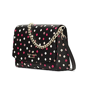 Kate Spade New York Carson Convertible Crossbody, Black Dot Multi