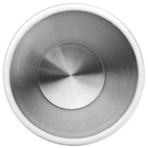 Mugzie Soccer Balls Travel Mug with Insulated Wetsuit Cover, 16 oz, Black