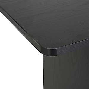 HOMCOM Computer Desk Cart, Mobile Small Office Workstation with Slide-Out Keyboard Tray, Adjustable Shelf, & CPU Stand, Black