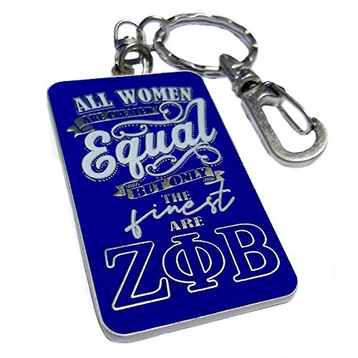 BBGreek Zeta Phi Beta Sorority Paraphernalia - Only The Finest - Keychain Gifts - Official licensed Vendor