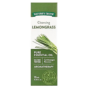 Nature's Truth, 100% Pure Essential Oil, Lemongrass, 0.51 Fl Oz