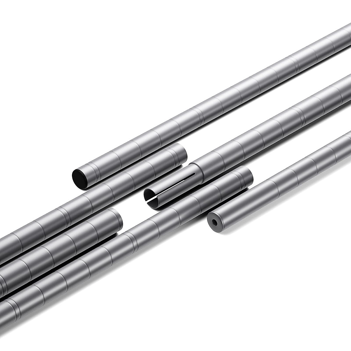 SINGAYE 4 Shelves Adjustable Storage Shelf Wire shelving Storage Rack 520lbs Loading Capacity Standing Shelf Units,23.2" W x 13.4" D x 47.2" H for Kitchen Office Pantry Room,Silver