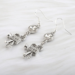 FUSTMW Movie Camera Earrings Film Director Student Gifts Filmmaker Gifts Movie lover Gift Photographer Gift Jewelry