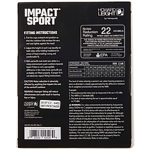 Howard Leight by Honeywell Genesis Sharp-Shooter Shooting Glasses, Clear Lens (R-03570) R-02526 by Honeywell Impact Sport Sound Amplification Electronic Shooting Earmuff, MultiCam