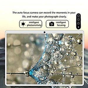 Dual Band Tablet, Support 2.4G 5.0G WiFi Octa Core CPU Portable Tablet for Android 10 for Office (US Plug)