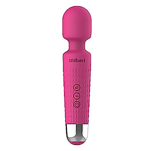 Shibari Mini Halo Vibrator, Wand Massager Vibe, Cordless, Quiet, High Power & Waterproof, Vibration Clitoris Stimulation, Adult Sex Toys, Personal Vibrator for Women, Sex Vibrators (Pink)