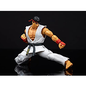 Jada Toys Street Fighter II 6" Ryu Action Figure, Toys for Kids and Adults