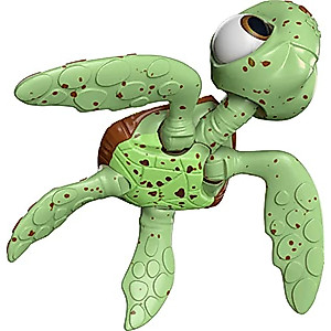 Disney Pixar Featured Favorites Crush & Squirt Finding Nemo Collectable Turtle Figures, Highly Posable with Authentic Look, Collectors Gift Ages 6 Years & Up