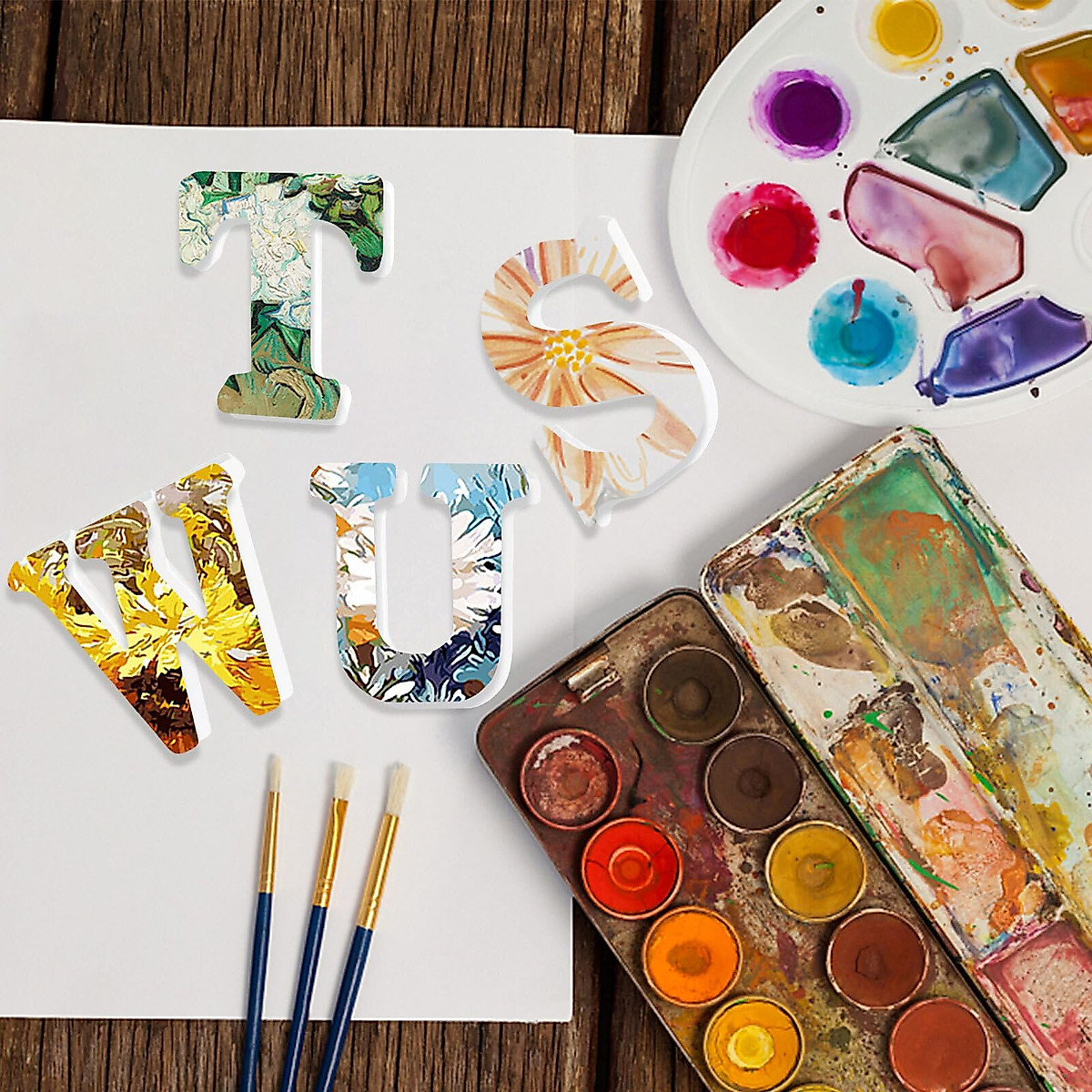 500pcs Natural Wood Beads,Unfinished Loose Wood Beads Crafts, Suitable for Home and Holiday Decor, DIY Jewelry Making 6 Sizes (150 x 8mm, 100 x 10mm, 100 x 12mm, 50 x 14mm, 50 x 16mm, 50 x 20mm)