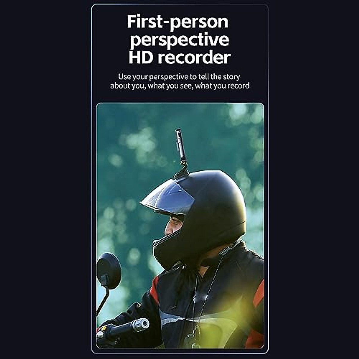 Back Clip Camera, Plastic Infrared Night WiFi HD Sports Camera USB2.0 Interface 1080P 16G Storage for Cycling