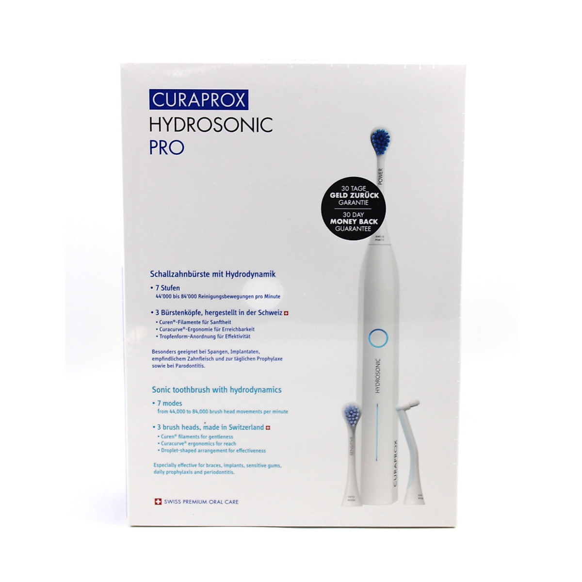 Curaprox Pro Electric Toothbrush With Charger and Travel Case